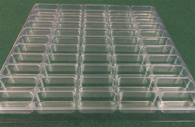 55 Cavity PVC Tray - Engineered Components & Packaging LLC