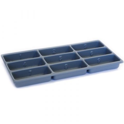 Plastic Inspection Tray 4.125 X 1.5 X 1.375 - Engineered Components ...