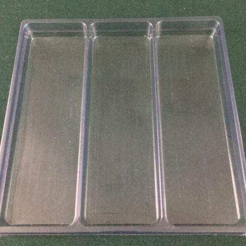 Rectangular Cavity Clear Plastic Trays - 10.75X3.40X1.13 - Engineered ...