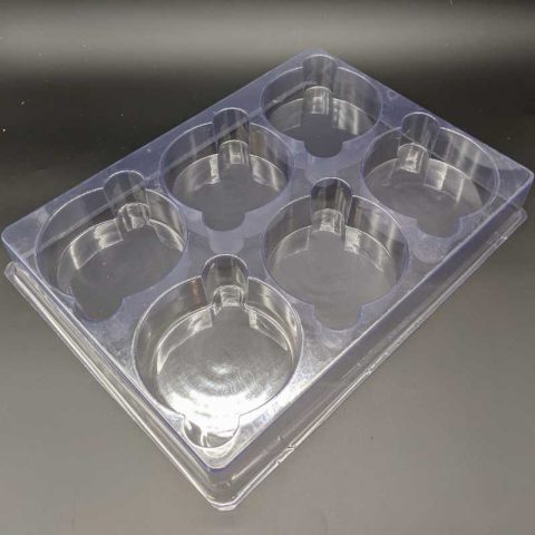 Round Cavity Clear Plastic Trays - 3.5 Diameter X 1.13 - Engineered ...