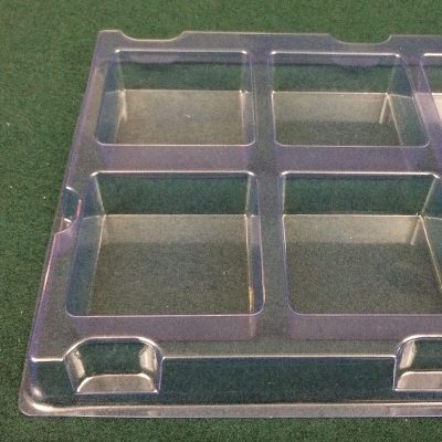 Clear Plastic Insert Tray: Cavity Size 2.75 X 2.75 - Engineered ...