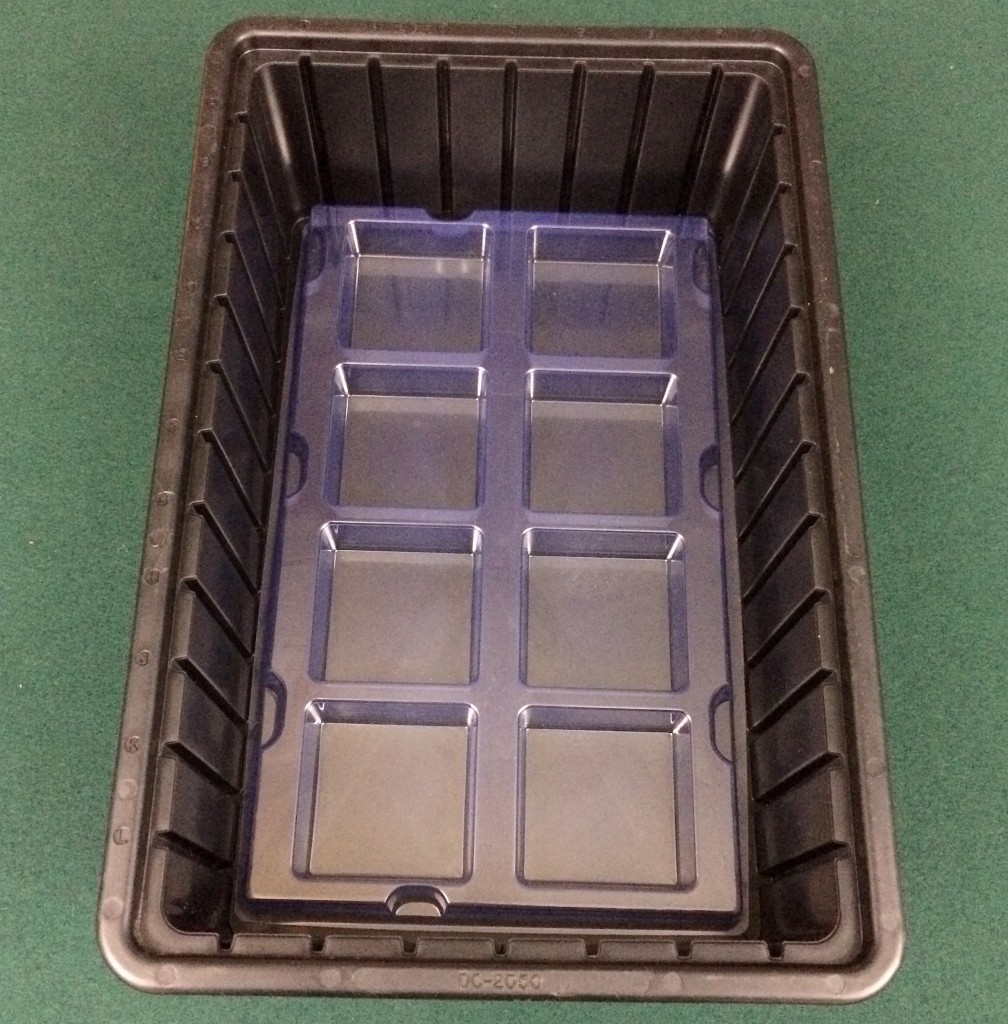 Clear Insert Tray 8 Cavity - Engineered Components & Packaging LLC