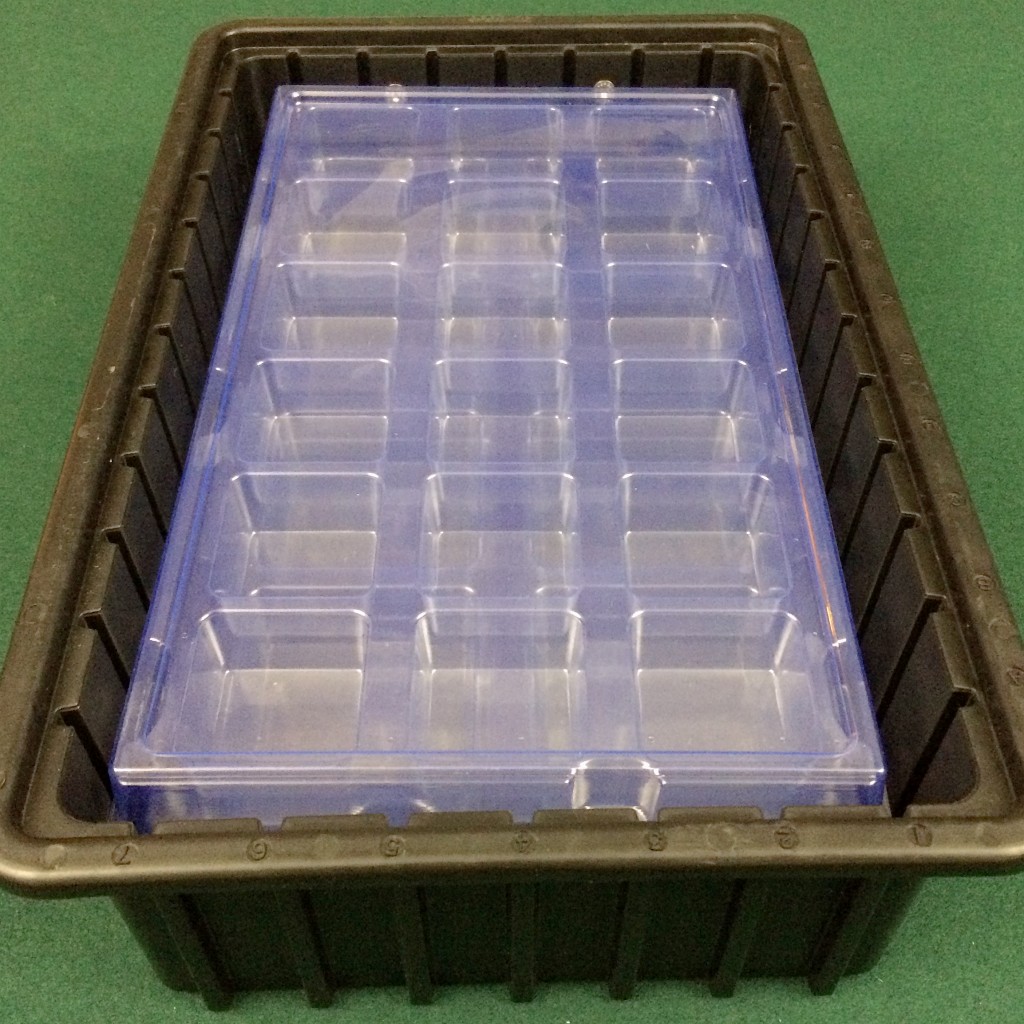 Clear Insert Trays for Plastic Bins | Anti-Static Shipping Trays