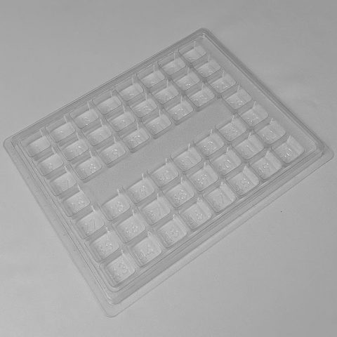 ESD Anti-Static Tray | Numbered 50 Cavity Tray | ECP Tray