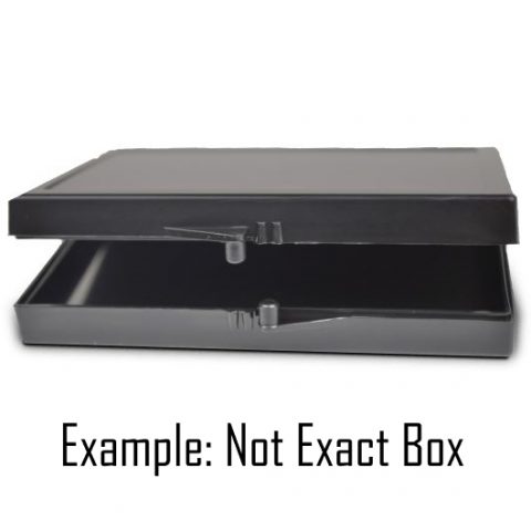 ESD Hinged Plastic Box 2.8X2X1 - Engineered Components & Packaging LLC