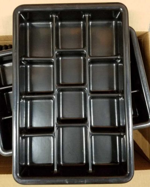 Multi-Cavity Tray Conductive | 12 Cavity Tray by ECP Tray