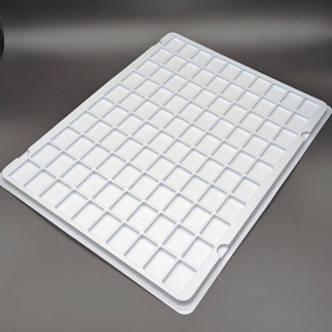 ESD Shipping Tray Rectangular Cavity 1.3 X .95 X .25