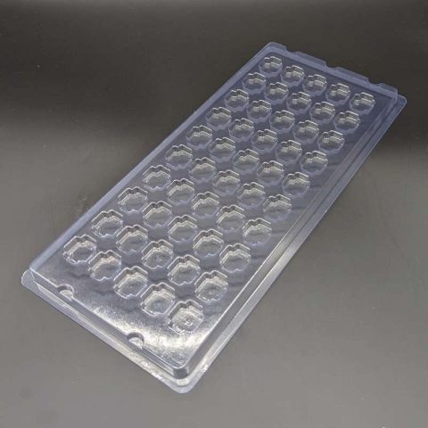 ESD Shipping Tray Plus Shaped Cavity .85 X .75