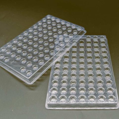 ESD Shipping Tray with .28" Diameter Cavity.