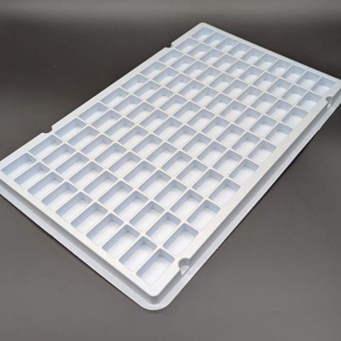ESD Shipping Tray Rectangular Cavity 1.3 X .68 X .5