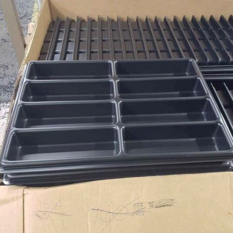 10 Cavity Storage Tray | 8.78" X 2.53" X 2.13" | Kitting Tray