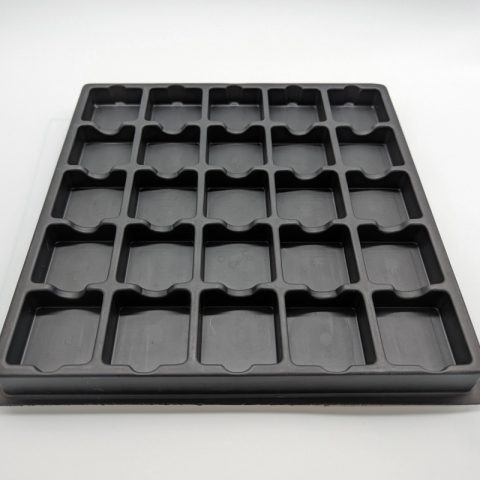 ESD Shipping Tray Rectangular Cavity 1.69 X 1.69