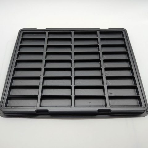 ESD Shipping Tray Rectangular Cavity 2.375 X .81