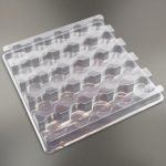 Round Cavity Clear Plastic Trays - 1.75 Dia. X 1 | Fits in 12X12 Box