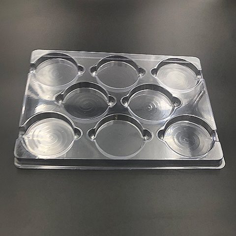 Round Cavity Clear Plastic Trays - 3.6 Diameter X .6 - Engineered ...